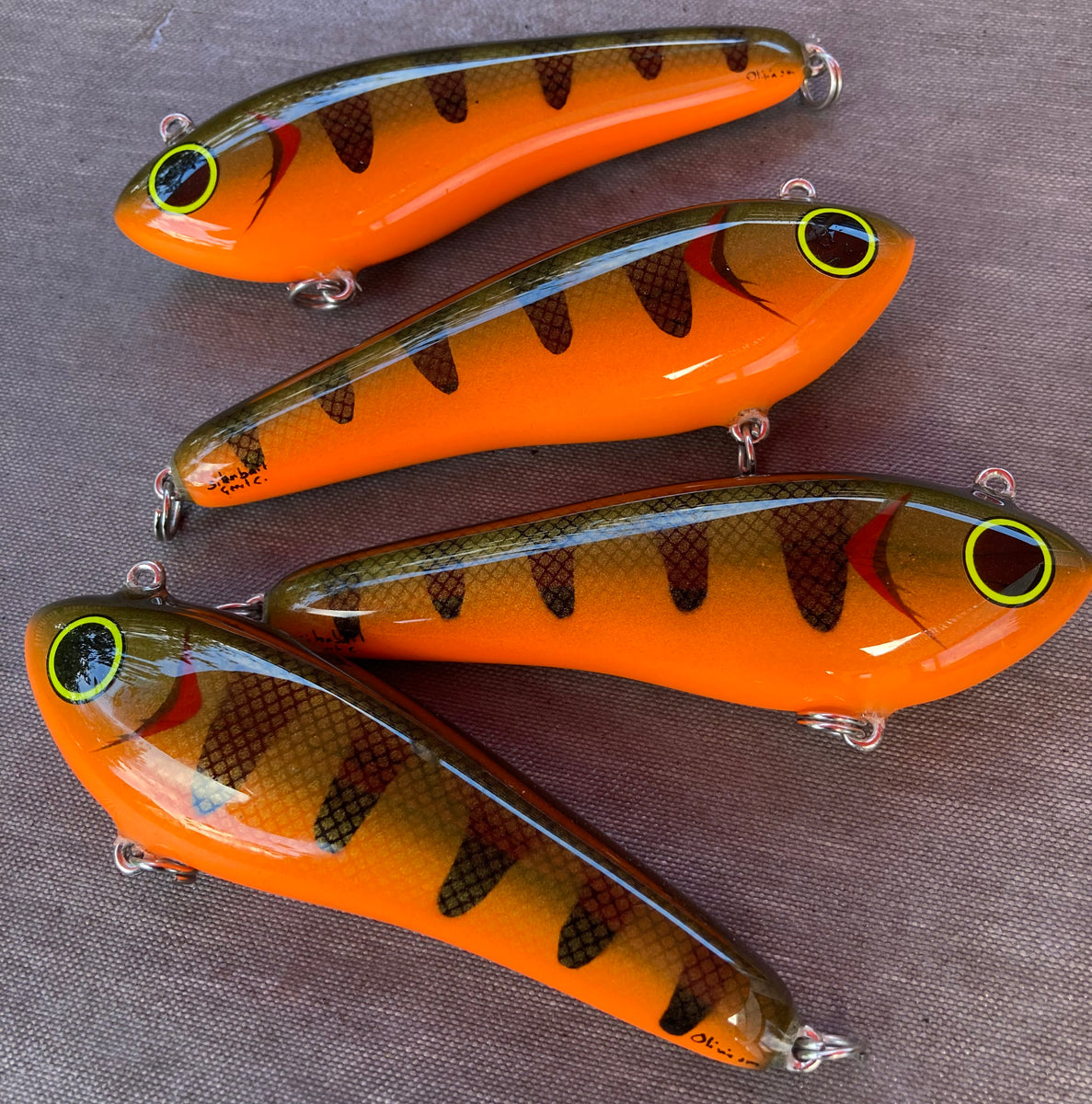 Olivia S 125mm Orange Perch – Sikabait